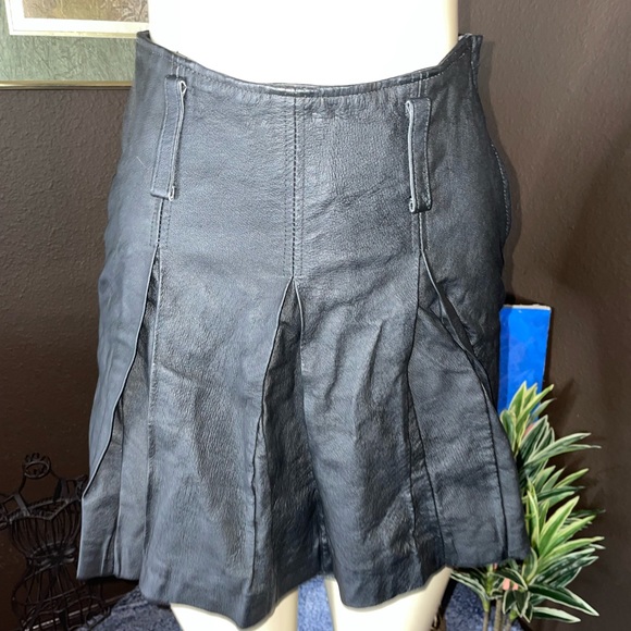 MGR | Skirts | 37vintage Guc Leather Mgr 56 | Poshmark